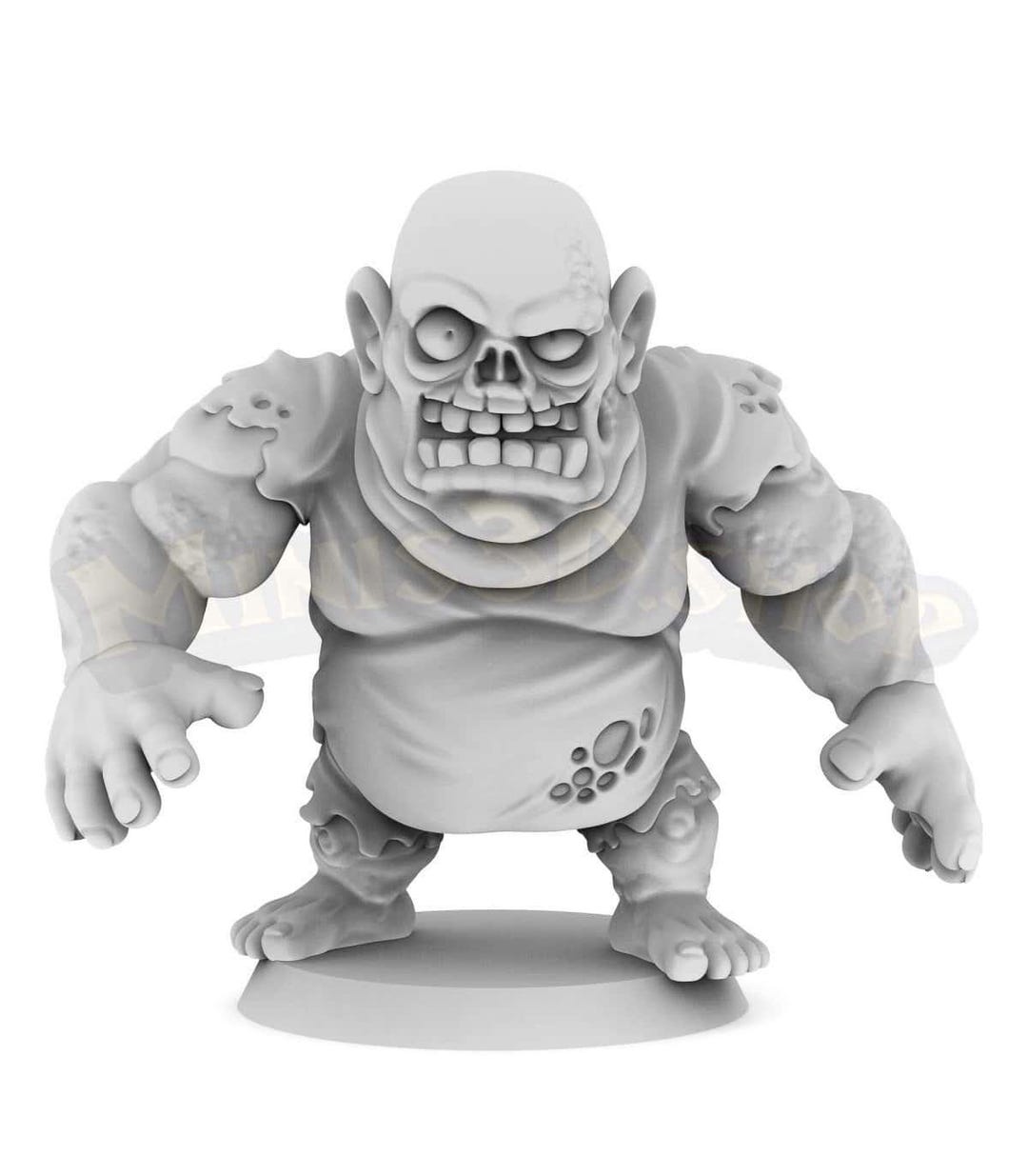 Gluttonous Zombie Chibi AR197 - Etsy