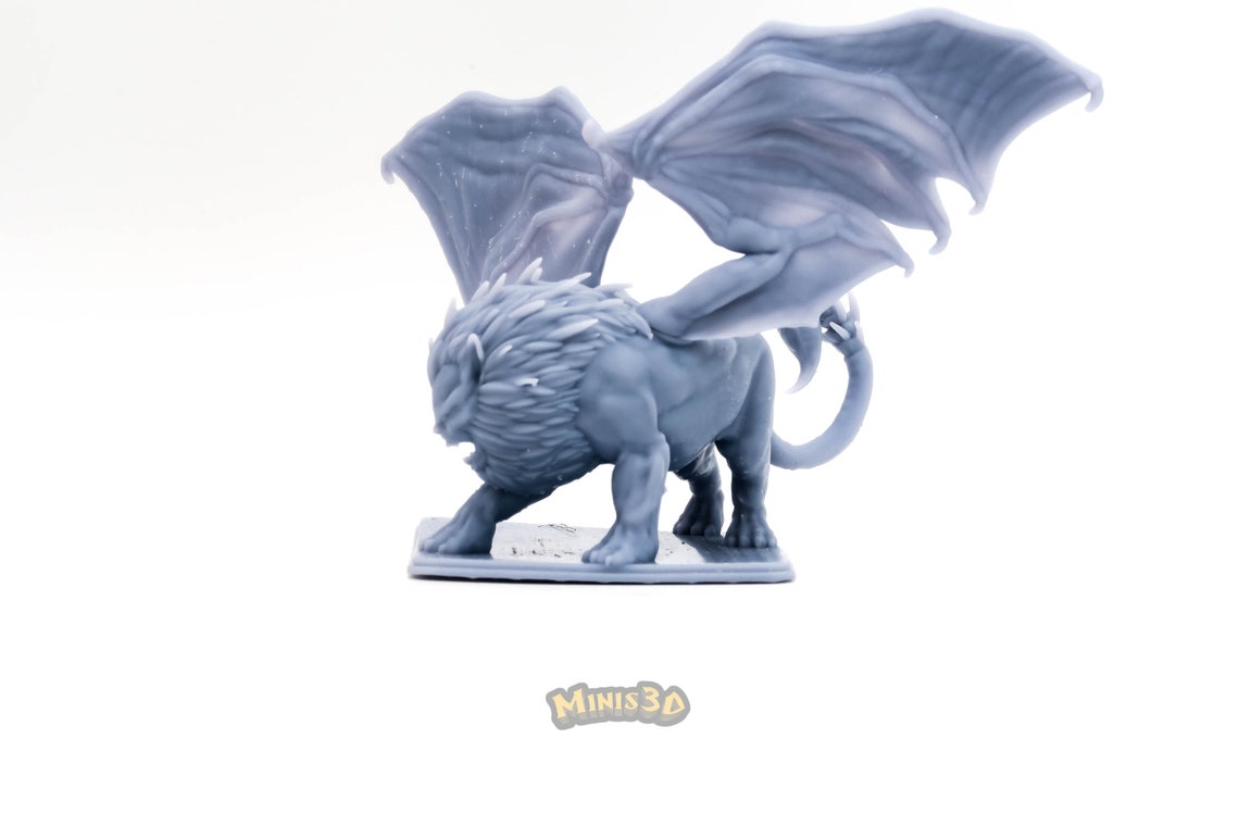 Manticore HQ Dungeon by Minis3d | Etsy