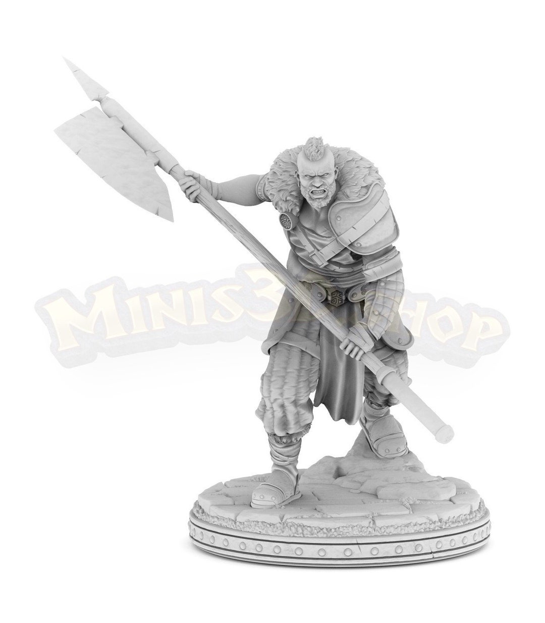 Crane Mercenary Halberdier PR057 - Etsy