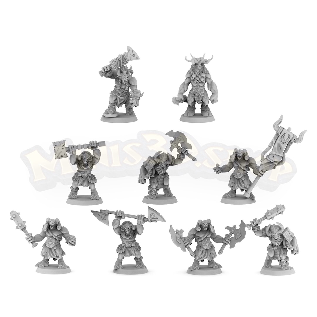 Beastmen HQ Dungeon by Minis3d - Etsy