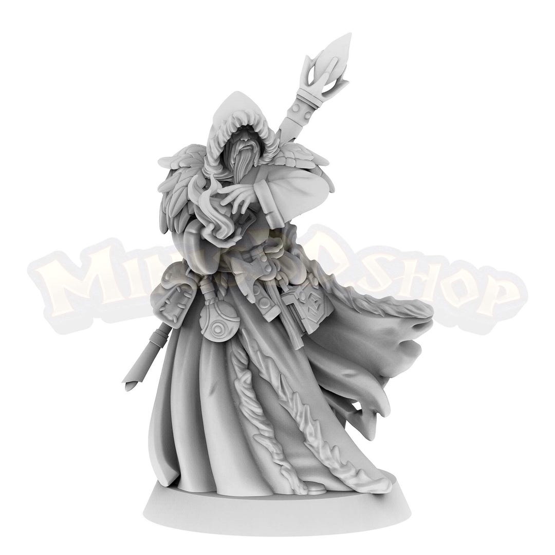 Frigus Blizzard Human Wizard GA120 - Etsy