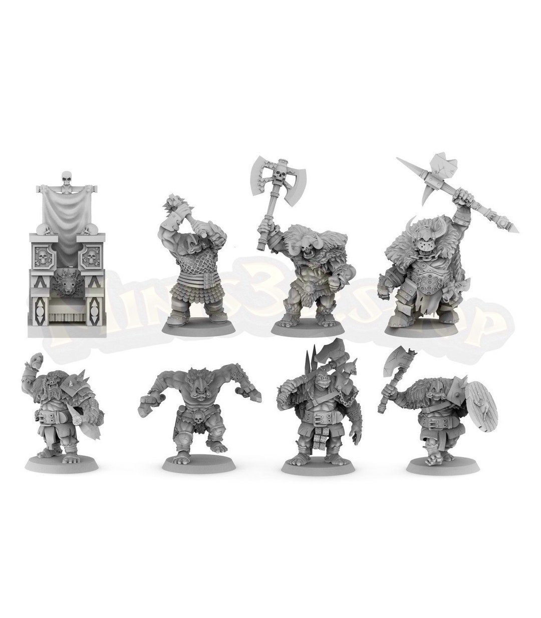 Pack FM3 Horde of Ogres V1 FM001 - Etsy
