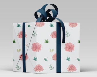 Printable Wrapping Paper Floral Gift Wrap Instant Download | Etsy