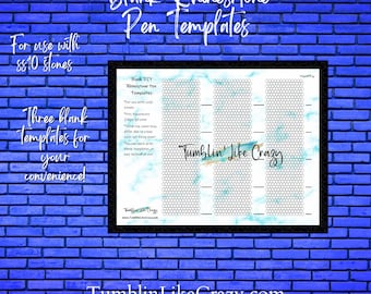 Personal Use: Blank Copy Pen Templates Rhinestone Template for DFR ...