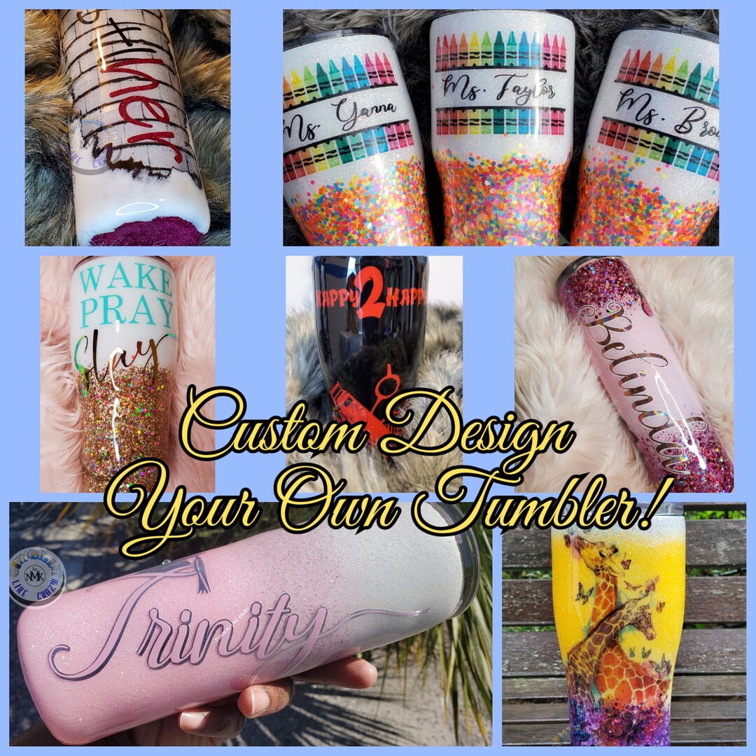 Custom Design Your Own Tumbler, 14-40 oz. - Etsy.de
