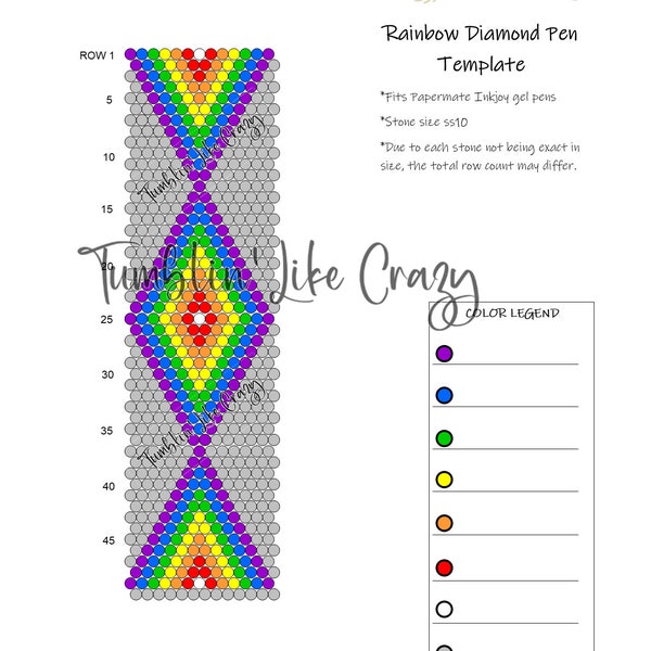 Inkjoy Bling Pen Template - Etsy