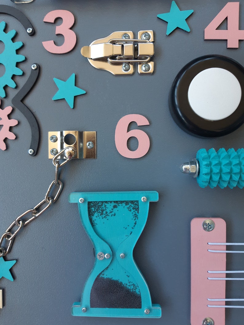 Busy board toddler busy board activity board 1 2 year | Etsy