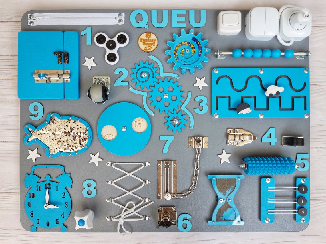 Busy Board Toddler Busy Board Activity Board 1 2 Year | Etsy