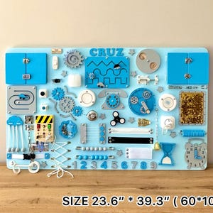 Large Olive Green Busy Board, Goddaughter Gifts, Eco Friendly Toy ...