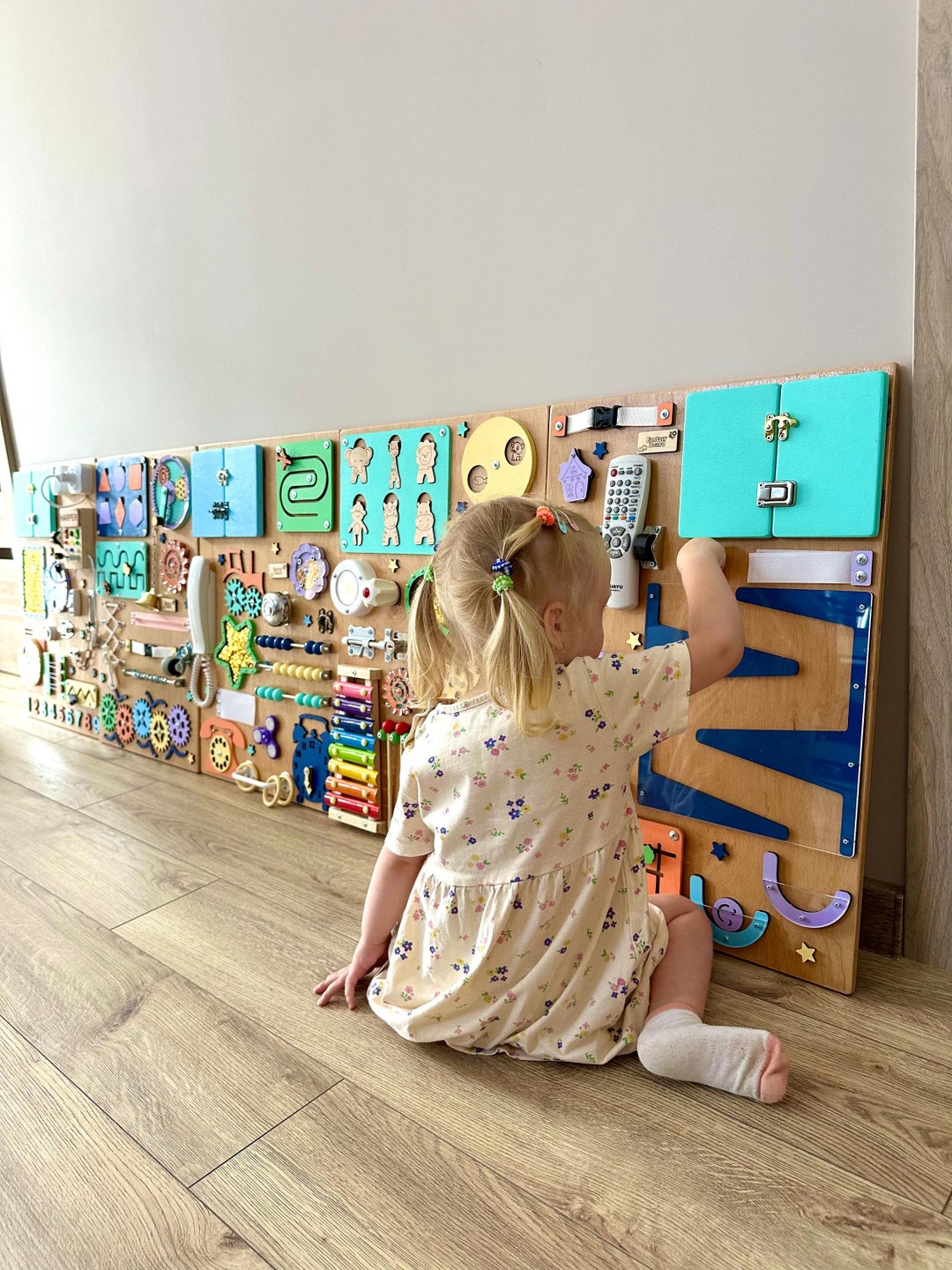 Extra Large Wall Busy Board Panels, Gift for Grandchild, Toddler Room ...