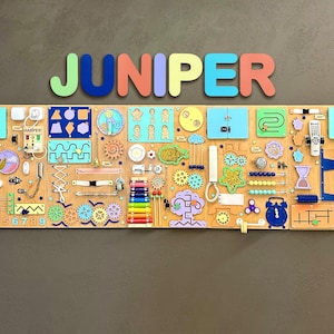 Extra Large Wall Busy Board Panels, Gift for Grandchild, Toddler Room ...