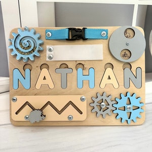 Custom Fidget Toy Board for Girl, Baby Puzzle, Montessori Toy, Baby ...