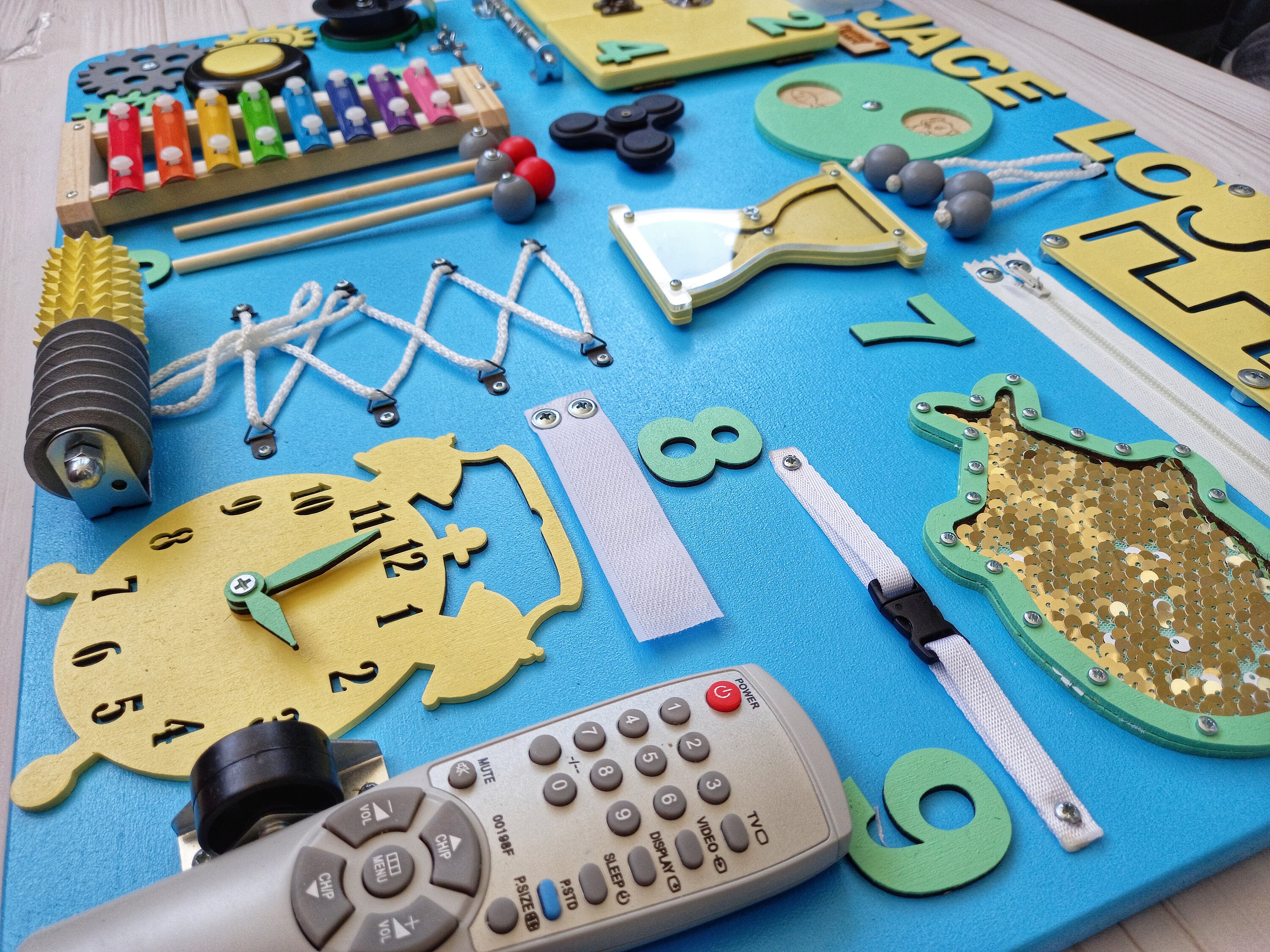 Activity Board Montessori Sensory Board busy board | Etsy