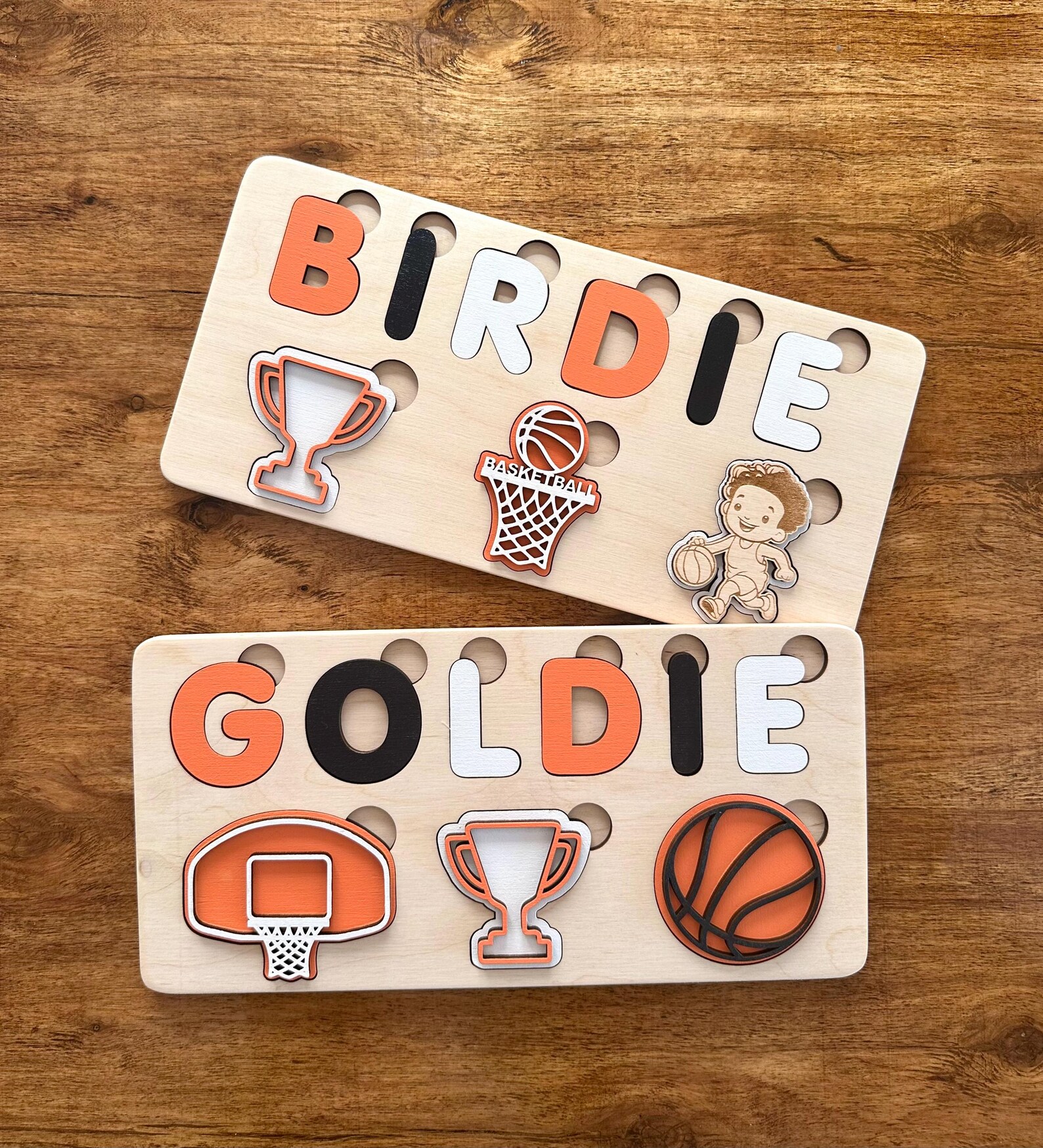 Personalized Baby Basketball Name Puzzle, Busy Puzzle for Toddler ...