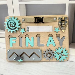 Custom Fidget Toy Board for Girl, Baby Puzzle, Montessori Toy, Baby ...