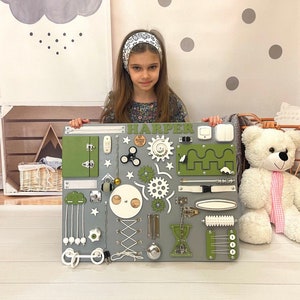 Best Busy Board, Sensory Wall for Toddler, Personalized Toy, Montessori ...