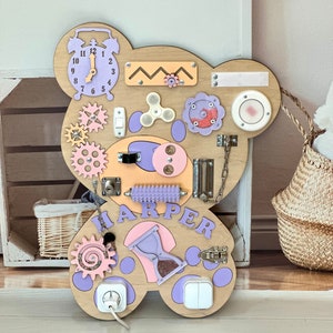Big Baby Teddy Bear Busy Board, Giant Teddy Bear Toy, Toddler Busy ...