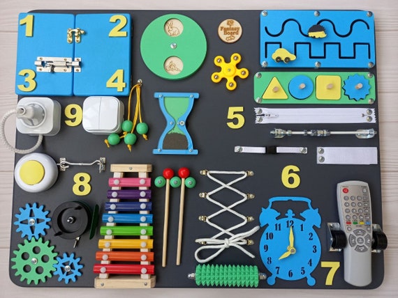 Activity Boardbusy Board Toddlermontessori Toybaby Busy | Etsy