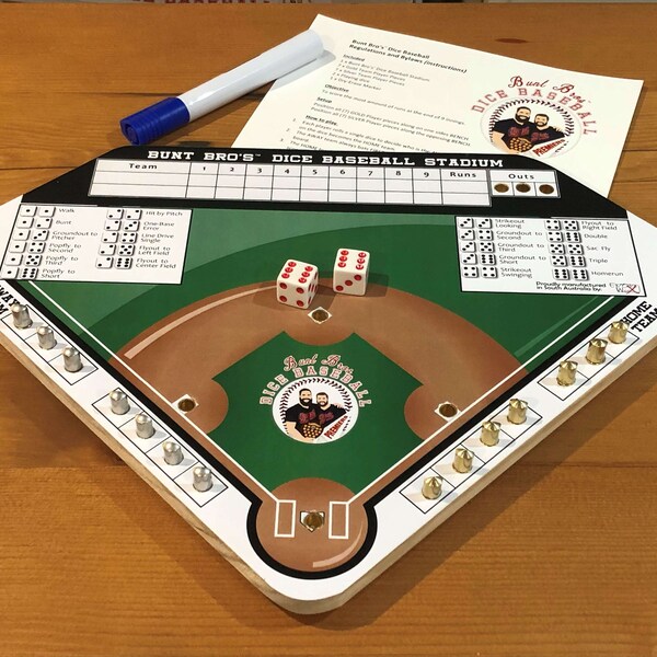 Baseball Board Game - Etsy