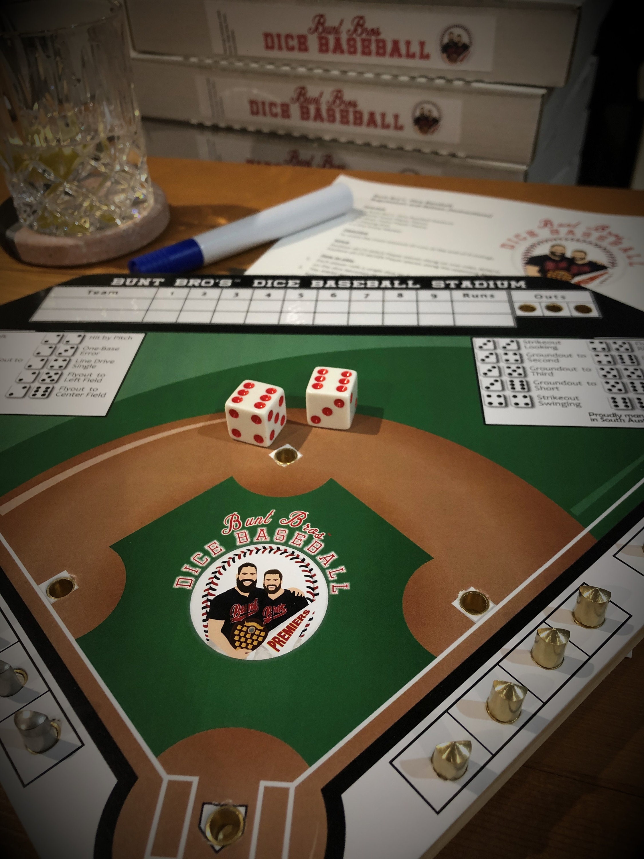 Tabletop Baseball Dice Game at Andrew Leichhardt blog
