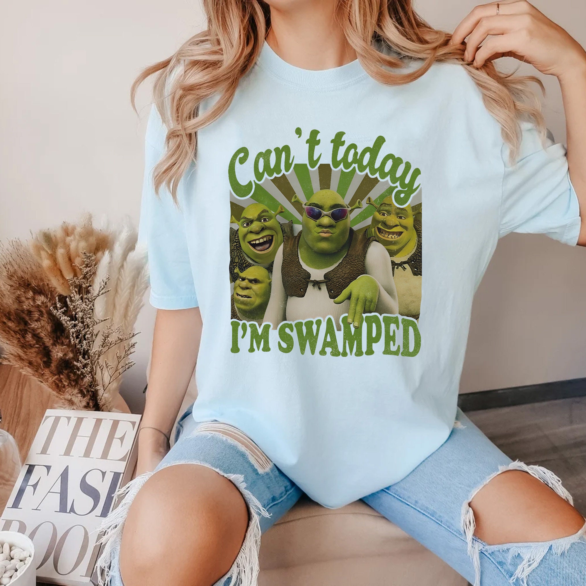 Can't Today I'm Swamped Png, Funny Trending Tee, Cant Today Im Swamped ...