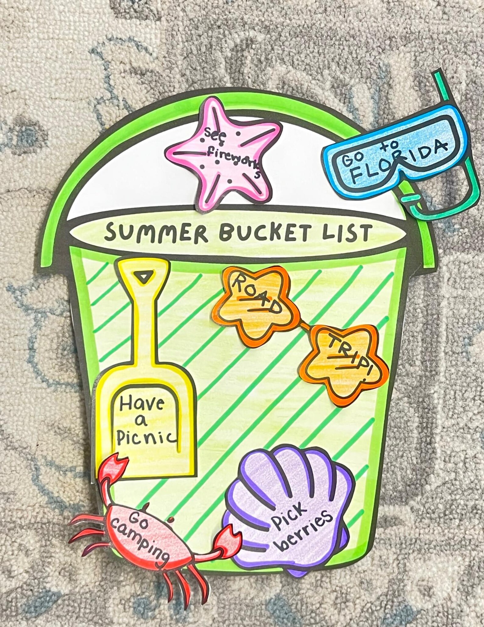 Summer Bucket List Printable Activity - Etsy