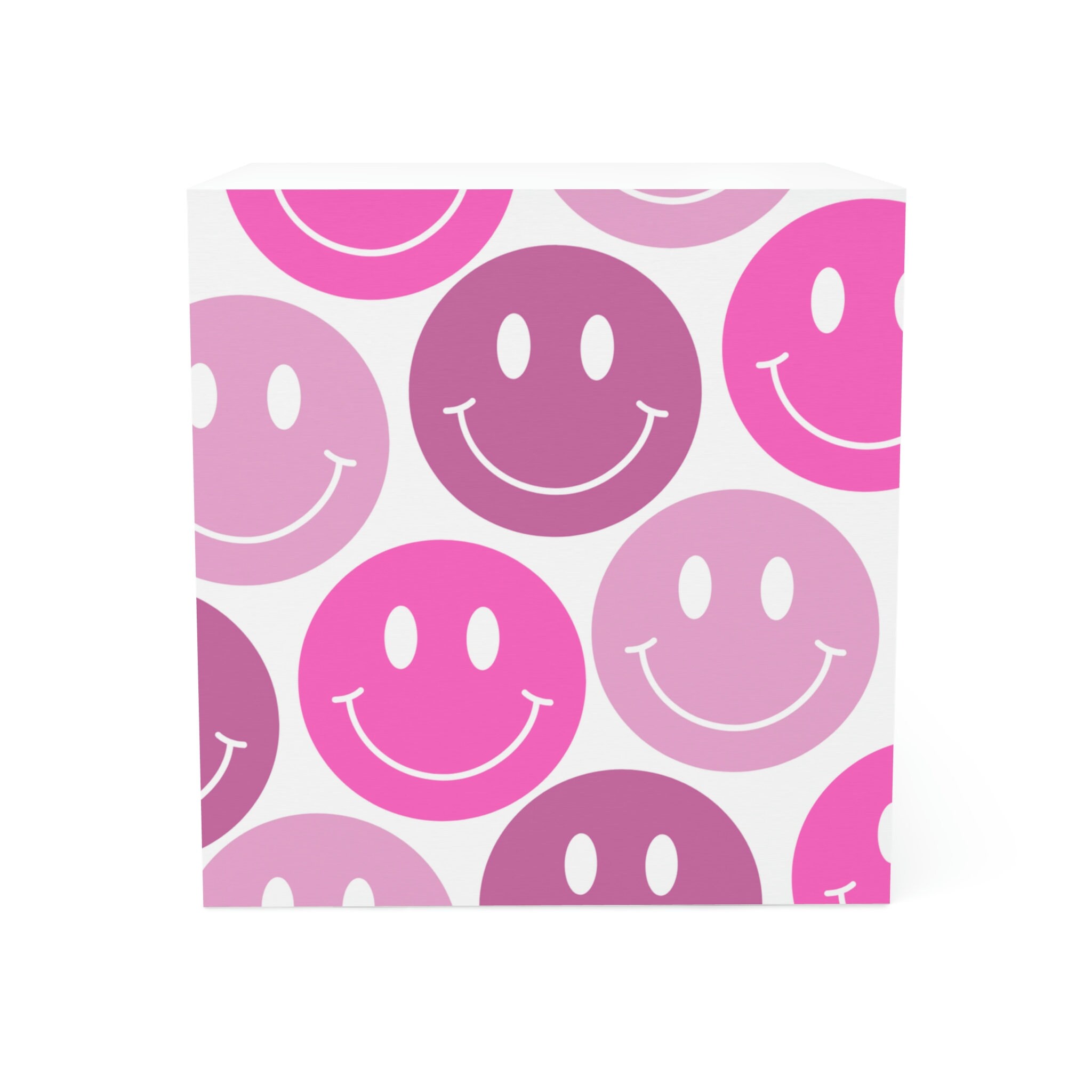 Smiley Face Note Cube - Etsy