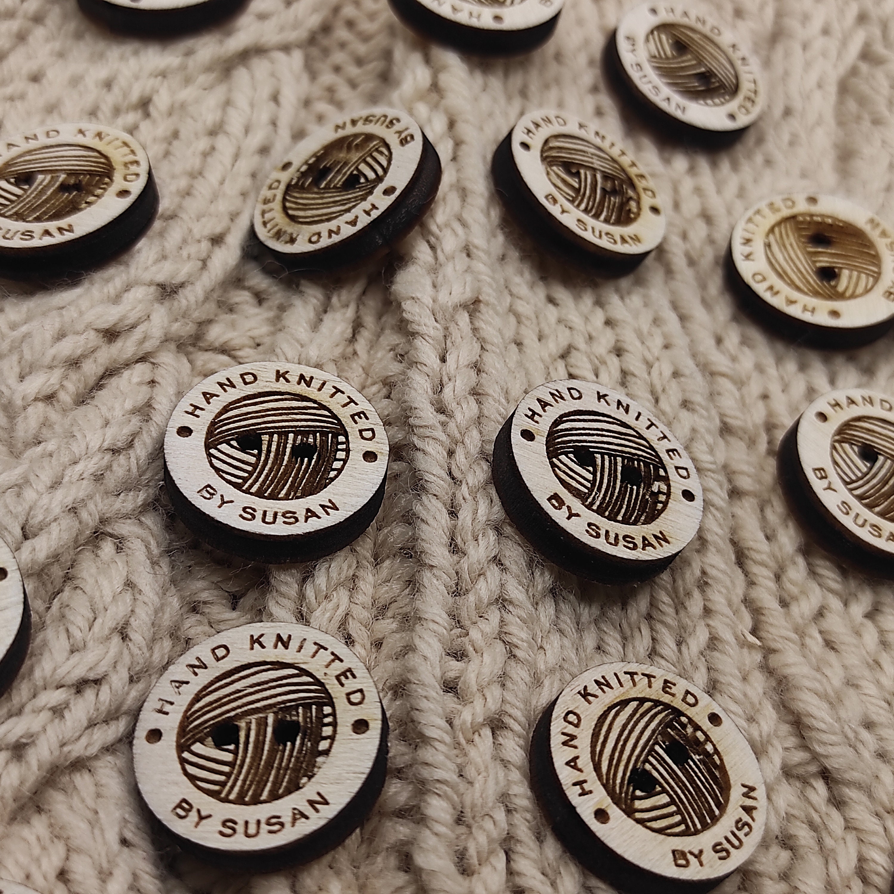 Product Tags Wooden Buttons Personalized Wooden Buttons - Etsy