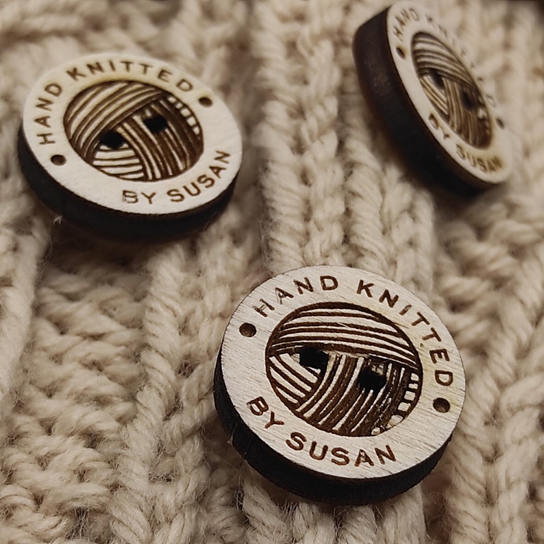 Product Tags, Wooden Buttons, Personalized Wooden Buttons, Handmade ...