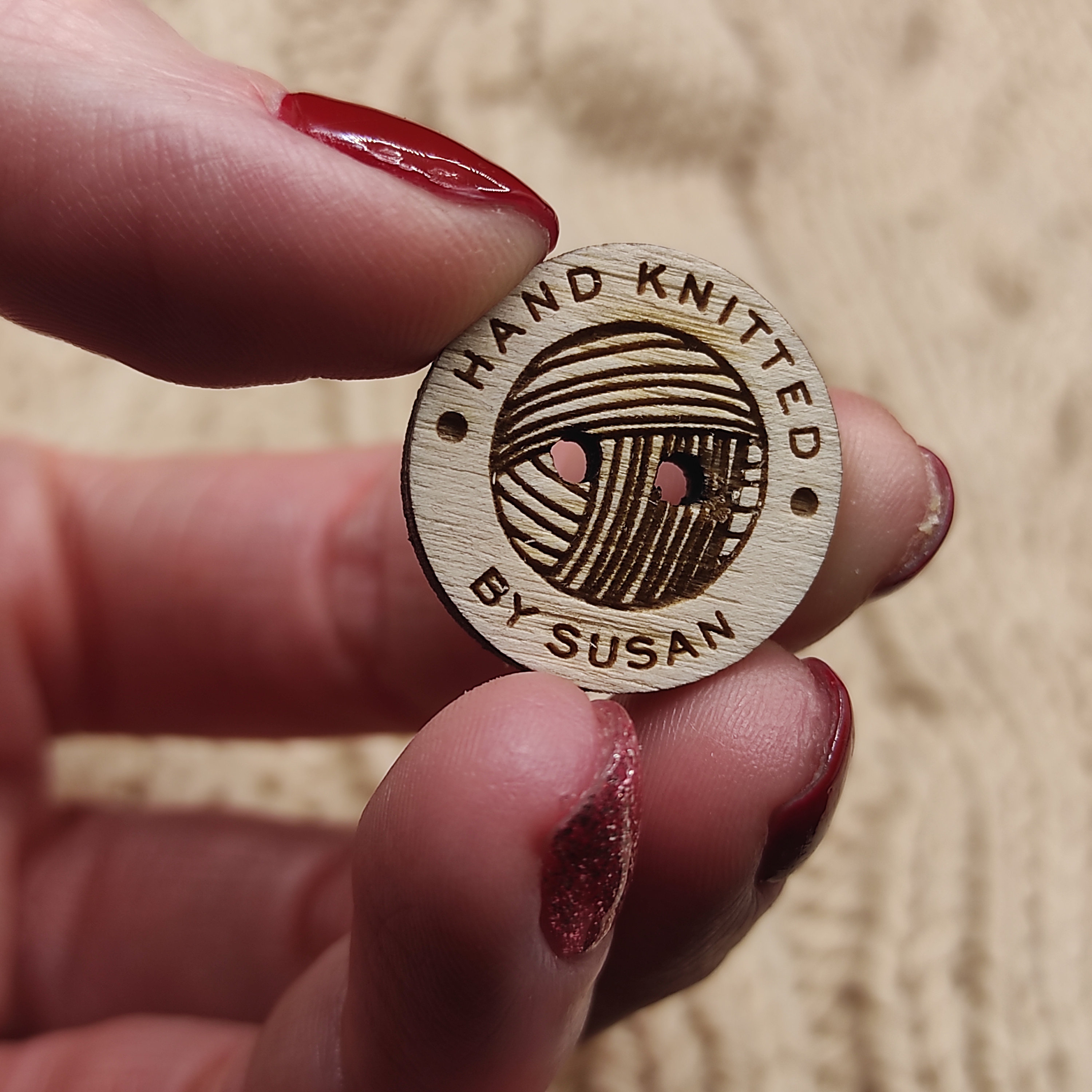 Product Tags Wooden Buttons Personalized Wooden Buttons | Etsy