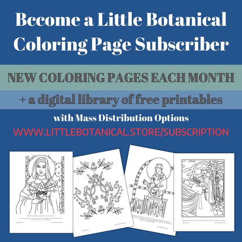 All Saints Day Coloring Page for Catholic Children, Saint Themed ...