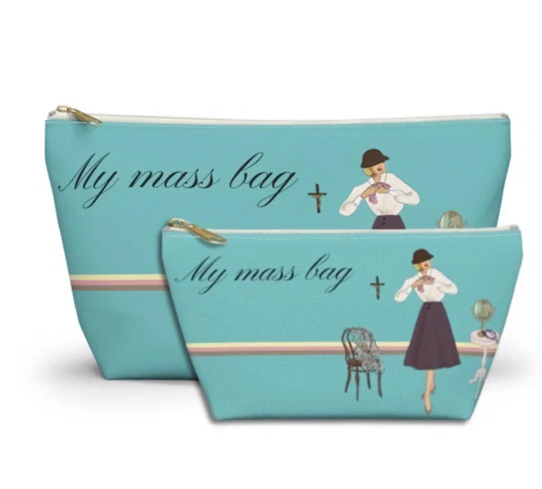 Catholic Mass Bag for Storing Rosaries, Veil in Your Purse for Church ...