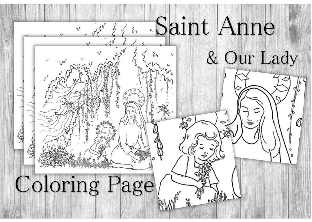St. Anne, the Mother of the Blessed Virgin Mary, Patron Saint of ...