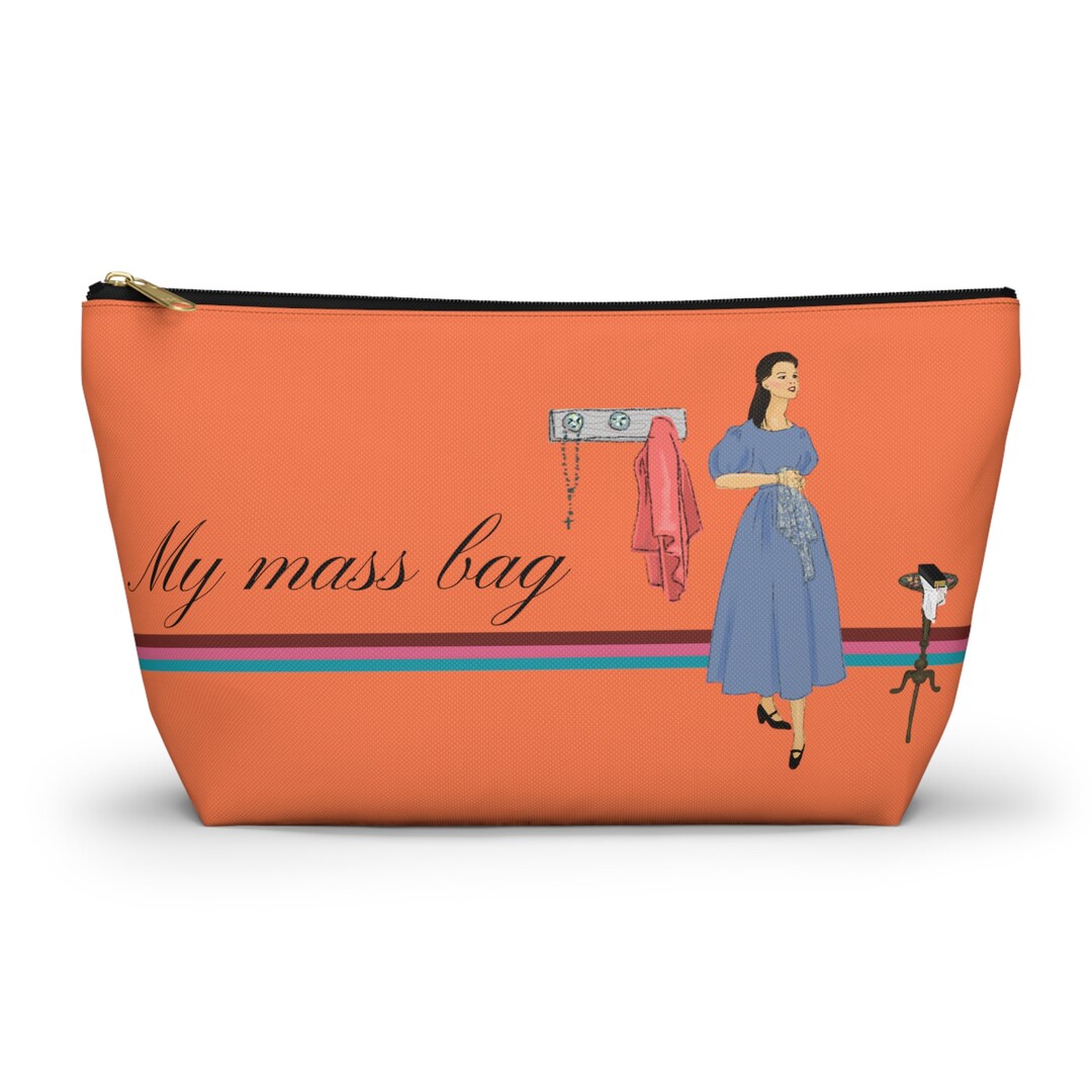 Bolsa de misa católica para rosario, velo de capilla y accesorios ...
