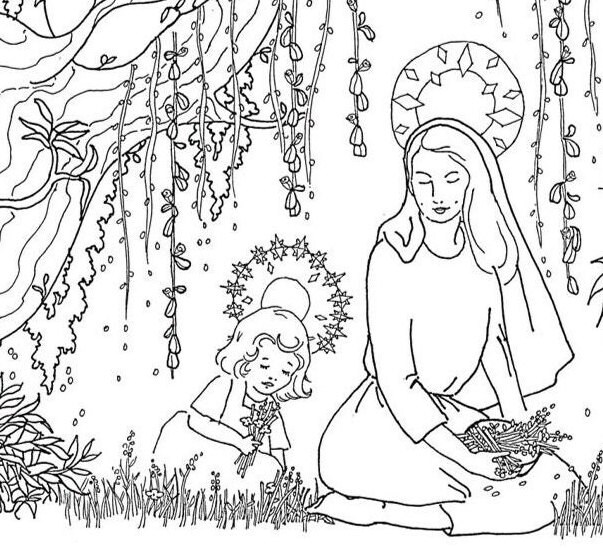 St. Anne, the Mother of the Blessed Virgin Mary, Patron Saint of ...
