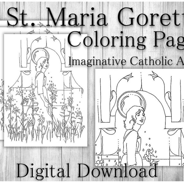 St. Maria Goretti Art - Etsy