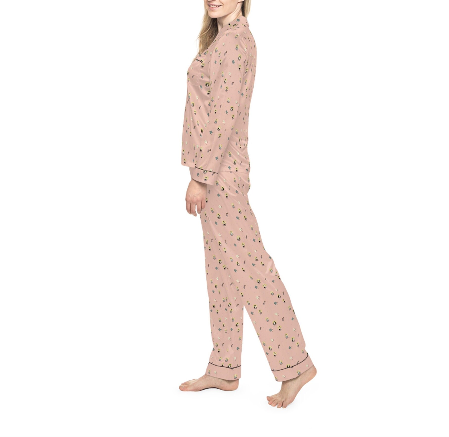 St. Therese, the Little Flower Rosy Pajama Lounge Set With Traditional ...