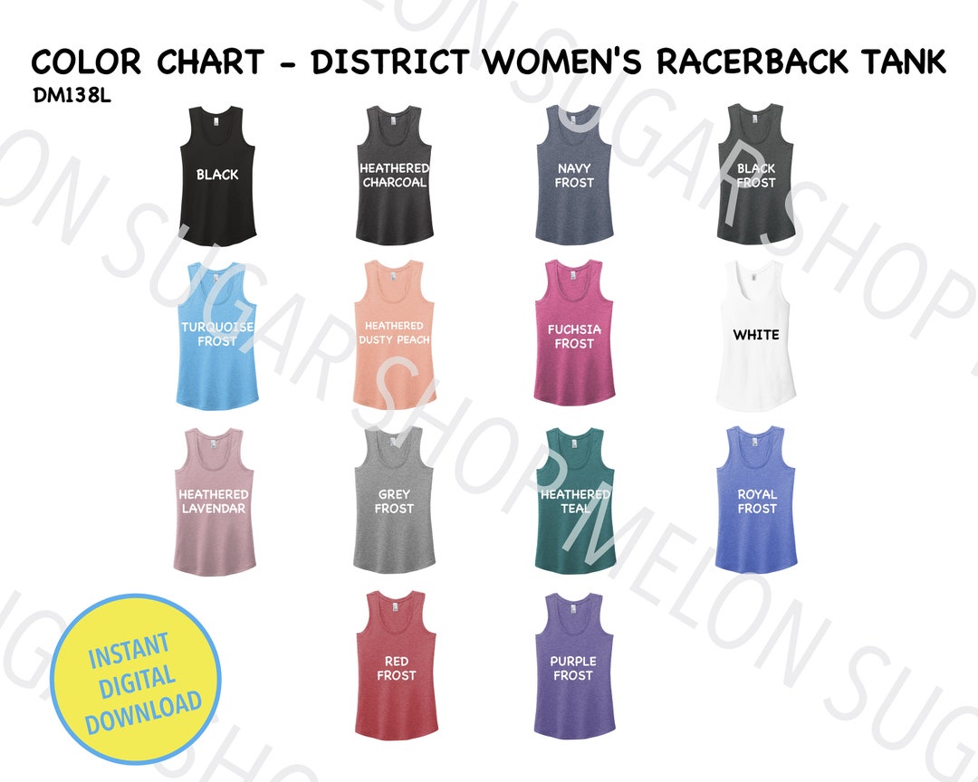 District DM138L Color Chart | Every Color Digital File | District Color ...