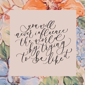 Floral Calligraphy Art Print, Digital Prints Wall Art, Calligraphy Art ...