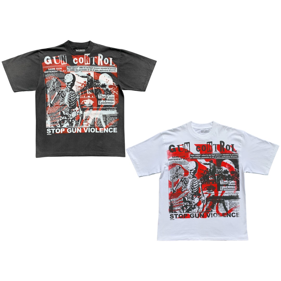 Hand Screen Print Gun Control T Shirt / Original Designed and ...