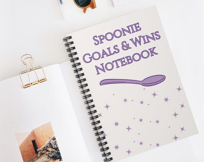 Spoonie Goals & Wins Notebook: Inspirational Self-care Journal - Etsy