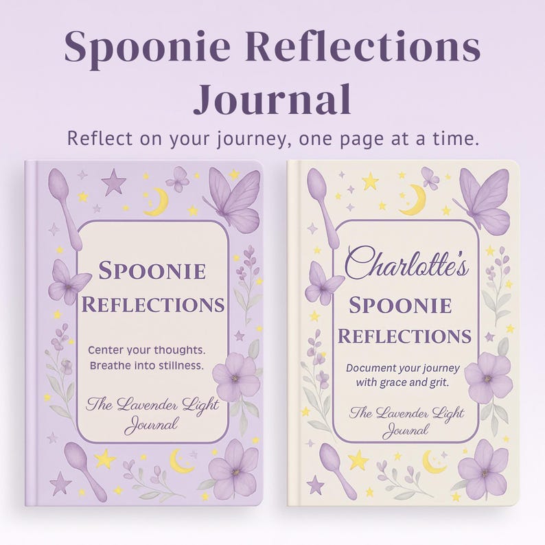 Spoonie Reflections Journal | Chronic Illness, Pain | Personalized ...