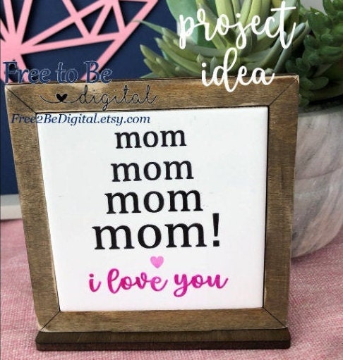 Tile Frame Stand Cut File SVG for Glowforge - Etsy