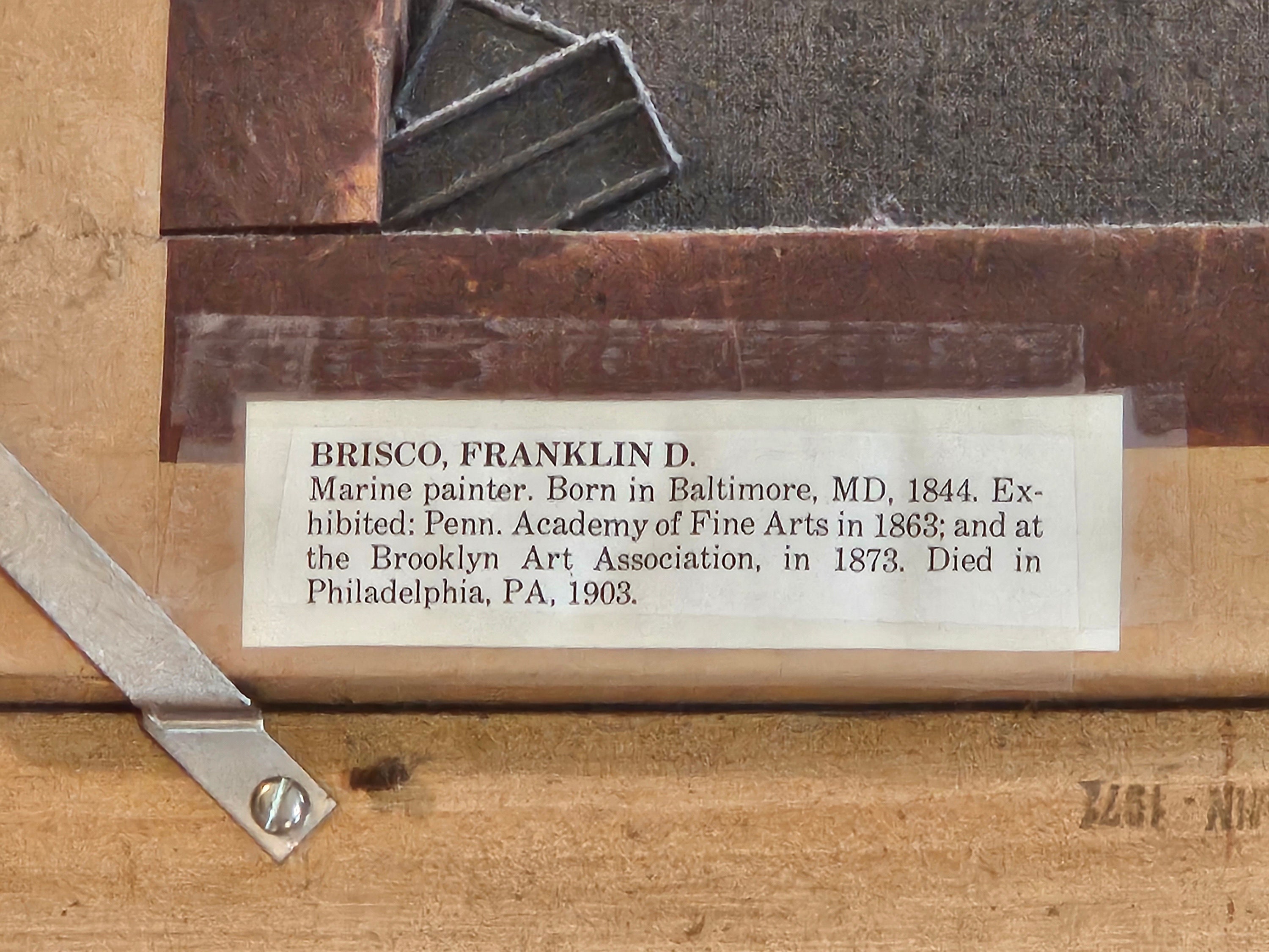 Franklin Dullin Briscoe Maritime Painting 1888 - Etsy