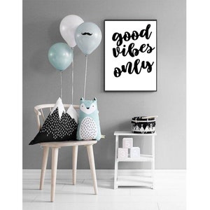 Good Vibes Only, Wall Art, PRINTABLE Art, Boho Decor, Instant Download ...