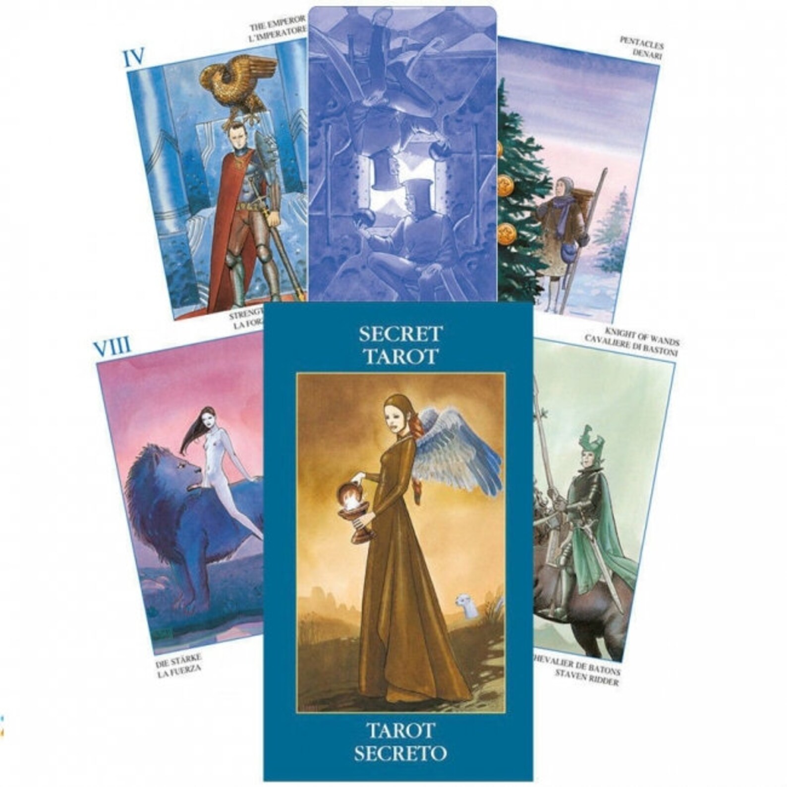 Secret Tarot Mini Bag 78 Cards Guidebook Satin Pouch 5 | Etsy