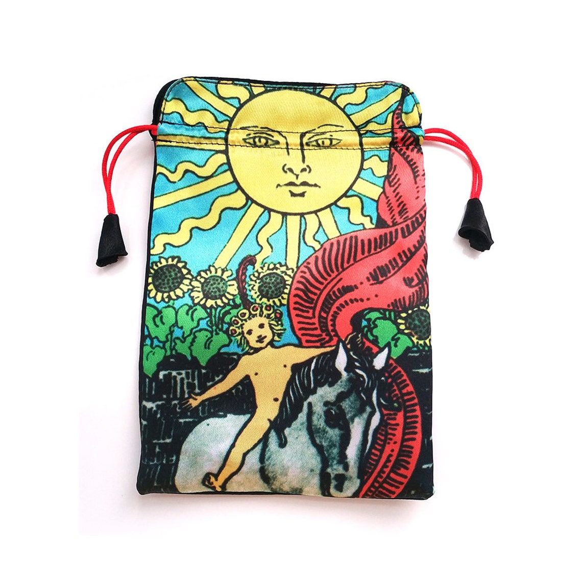 Satin Tarot Bag Pouch for Oracle Cards Perfect Also for | Etsy