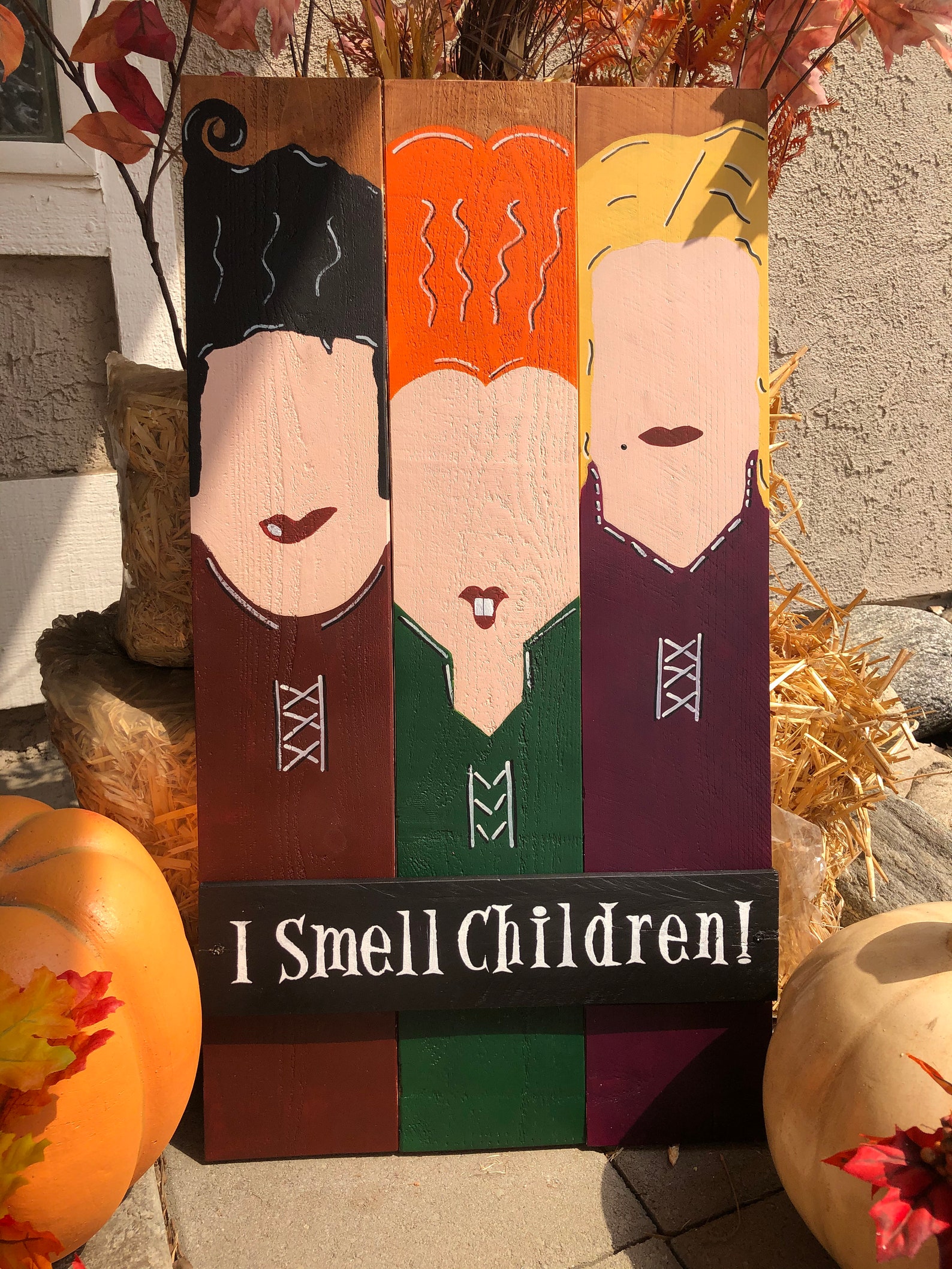 Clearance Item***i Smell Children Hocus Pocus Porch Sign - Etsy