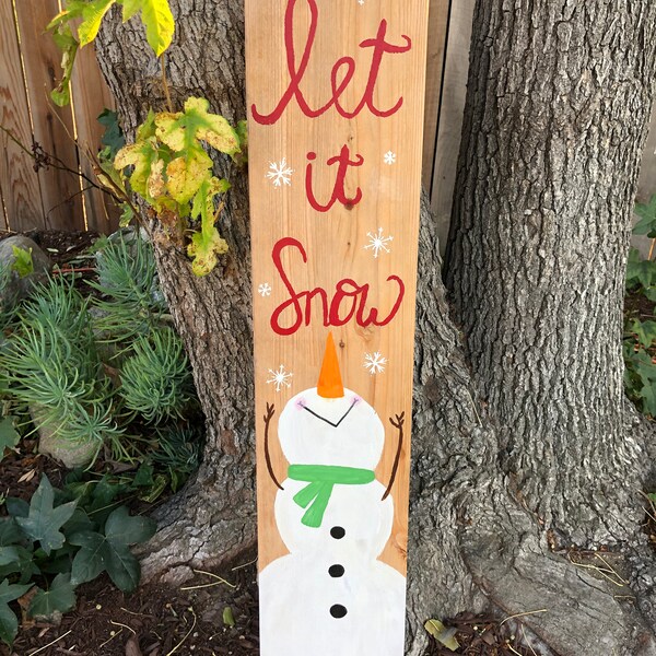 Snowman Porch Signs - Etsy