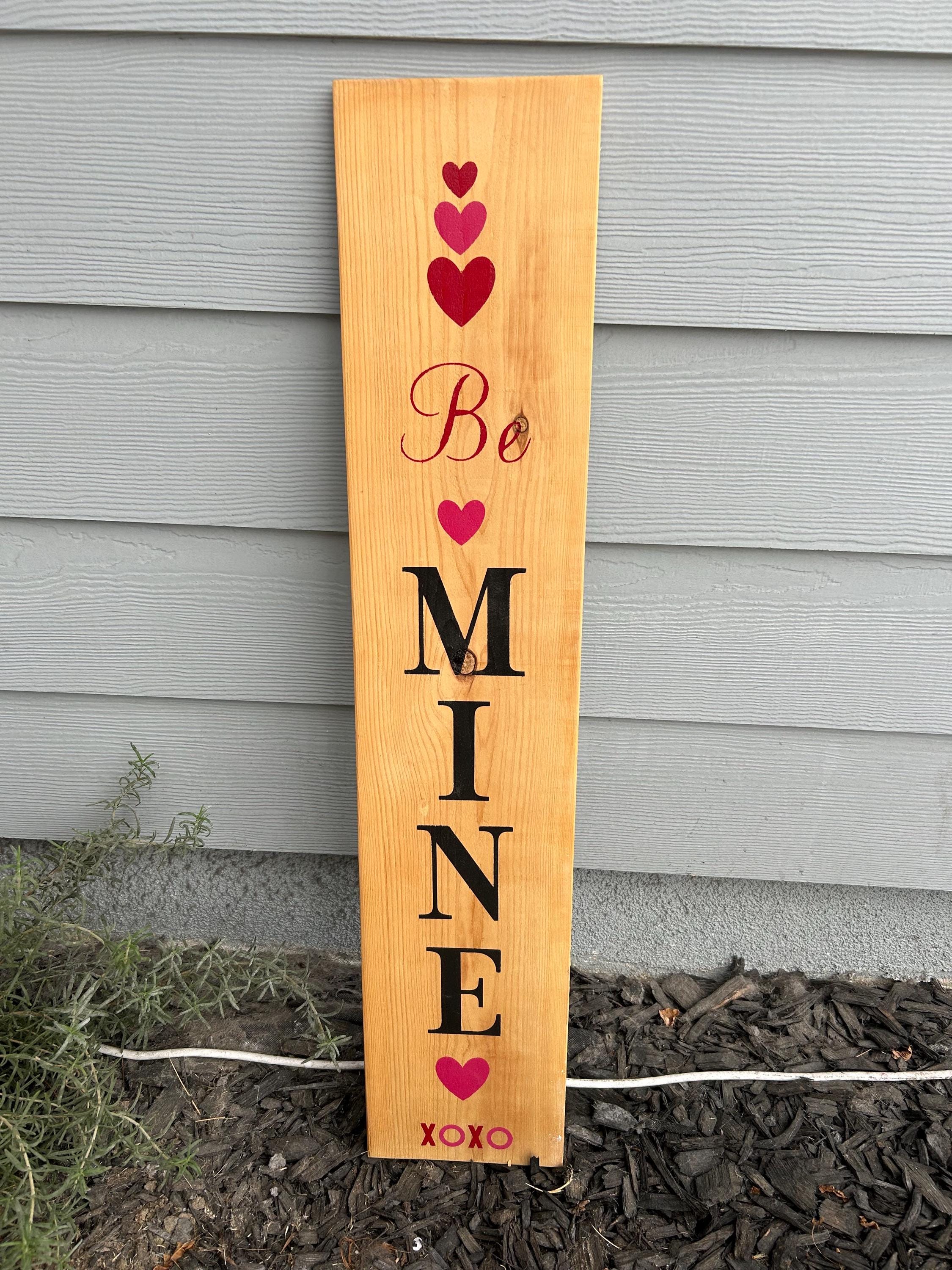 Clearance be Mine Valentines Sign - Etsy